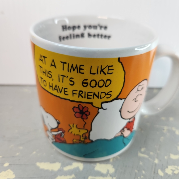 Applause | Dining | Vintage Peanuts Snoopy Mug Hope Youre Feeling ...